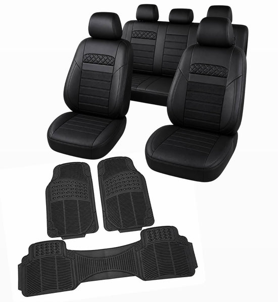 Juego Cubre Asiento Eco Cuero + Set Alfombras 100% Goma – LAURITO STORE
